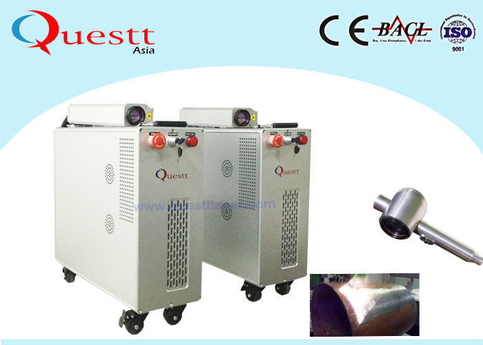 100W Fiber Laser Cleaning Machine With Double Scanner Head Different ...