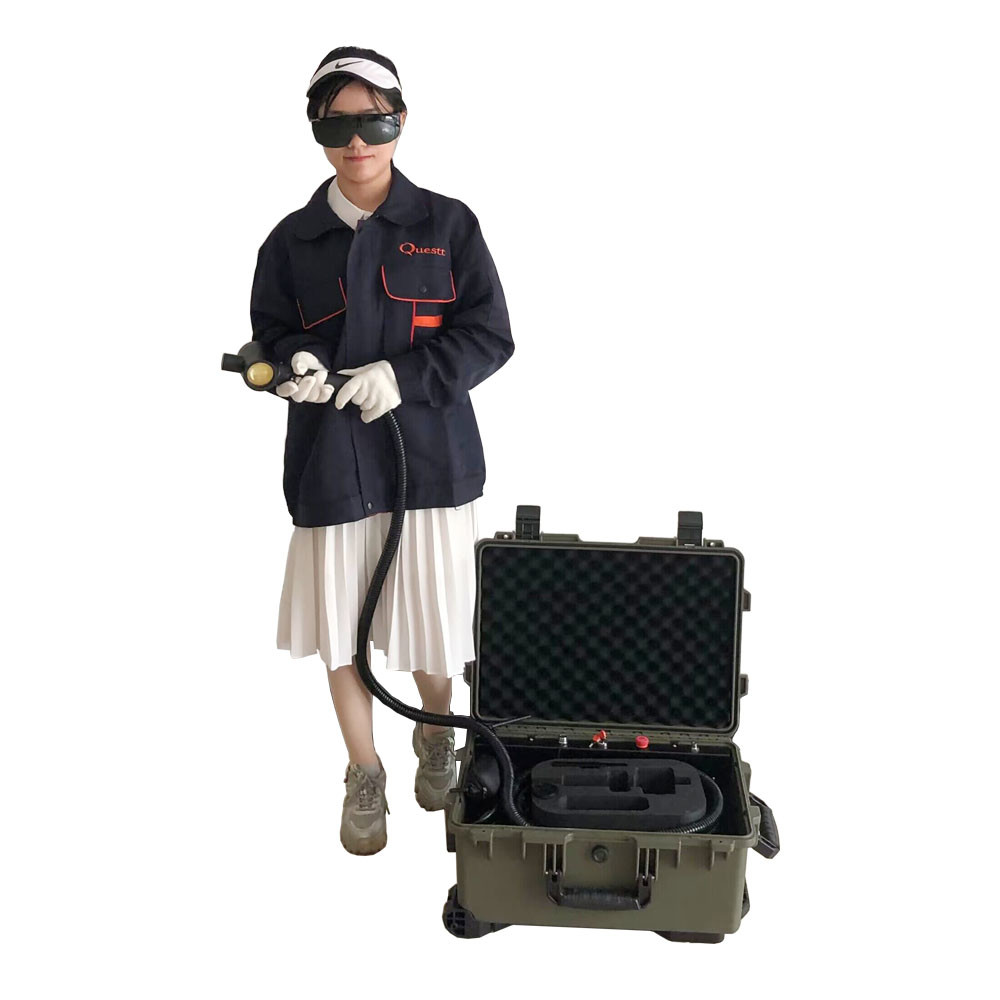 Portable Handheld Laser Paint Rust Removal Pulse Cleaning Machine 100W 200W