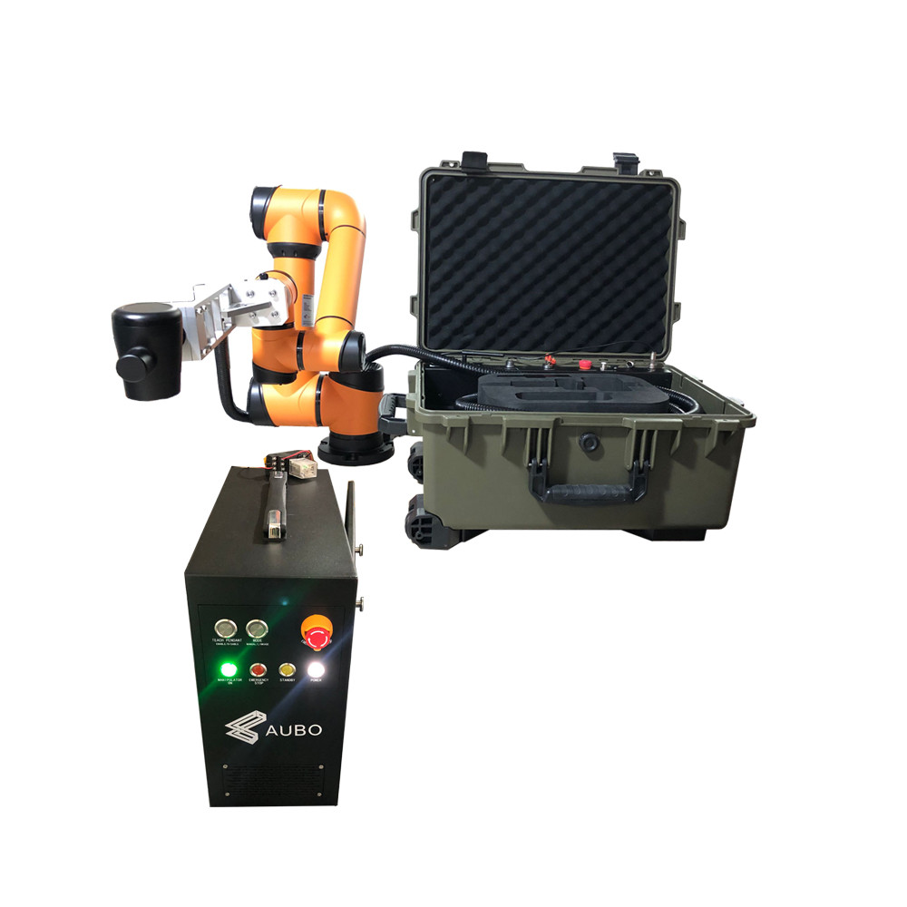 6 Axis Robot Automatic 100w Suitcase Portable Fiber Laser Cleaning ...