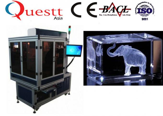 Inner Engraving Portable Laser Machine , 3D Glass Engraving Machine ...